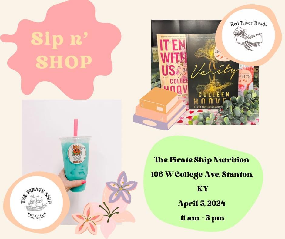 Sip and Shop with Red River Reads and The Pirate Ship Nutrition ...