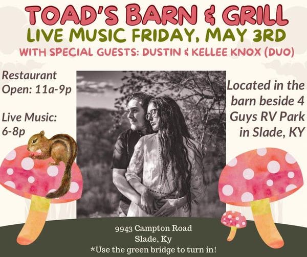 Live music at Toads Barn and Grill | Powell County Tourism