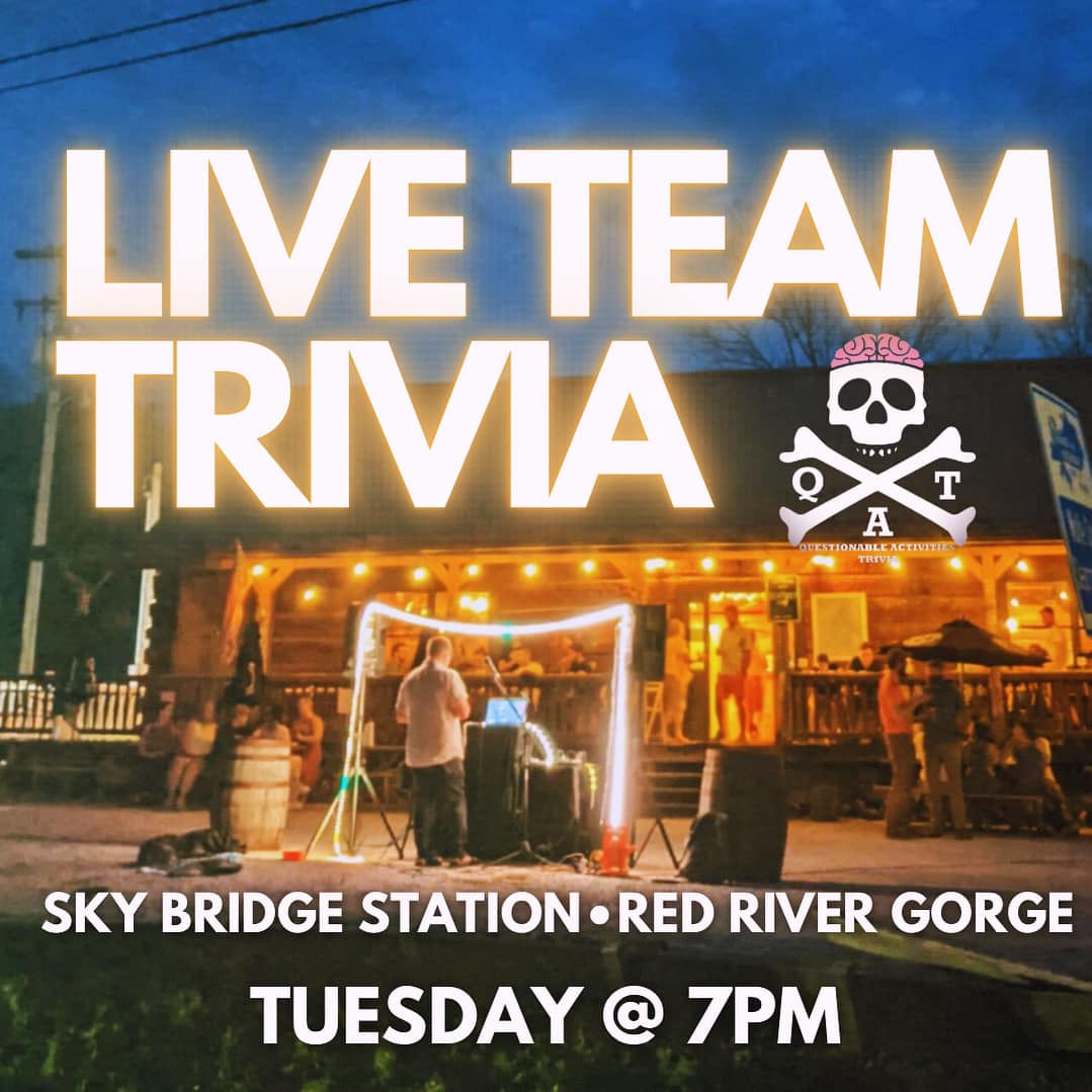 Live Team Trivia with Questionable Activities Trivia at Skybridge ...