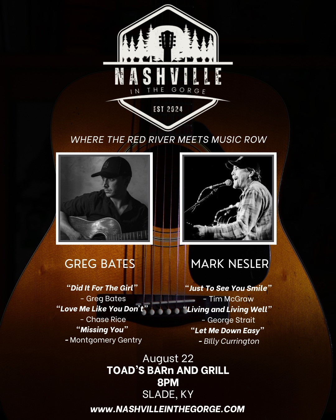 Nashville in the Gorge – Singer Songwriter round table | Powell County ...