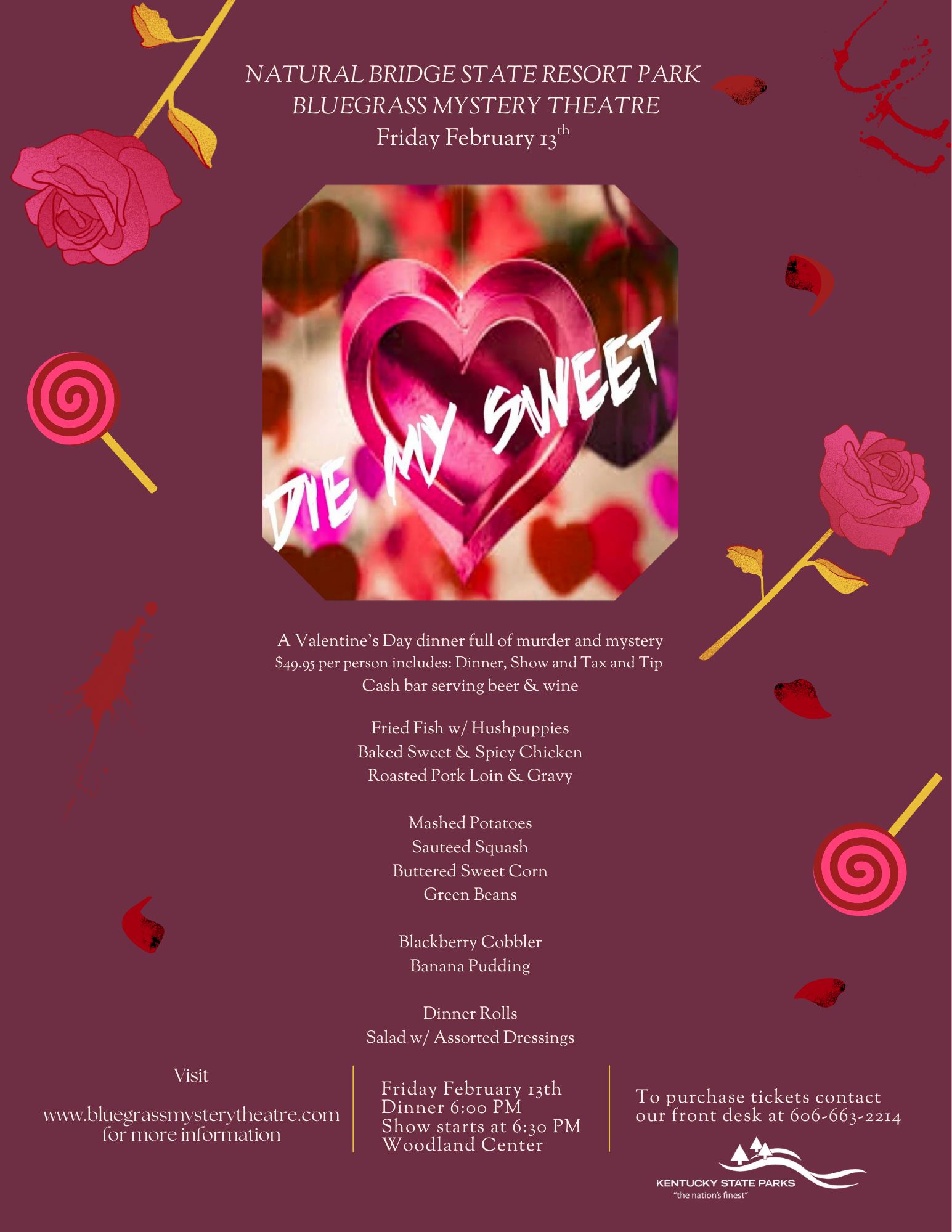 Murder Mystery Dinner Theatre at Natural Bridge State Resort Park ...